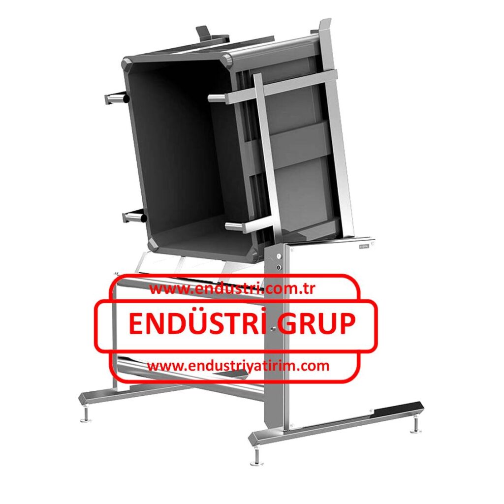 Metal kasa varil box konteyner devirme makinası | ENDÜSTRİ GRUP YATIRIM